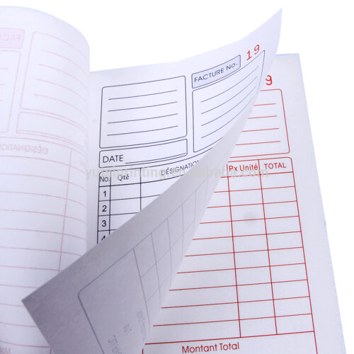 Low Cost DL (1/3 A4) Receipt pads Printing